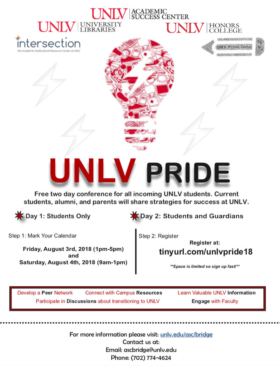 Bridge Programs | Academic Success Center | University of Nevada, Las Vegas