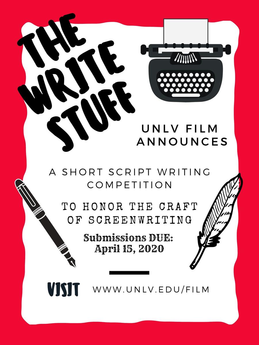 UNLV FILM Short Script Competition | Department of Film | University of ...