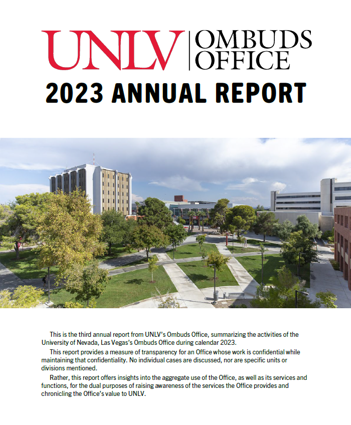 Ombuds Office Releases 2023 Annual Report | | UNLV