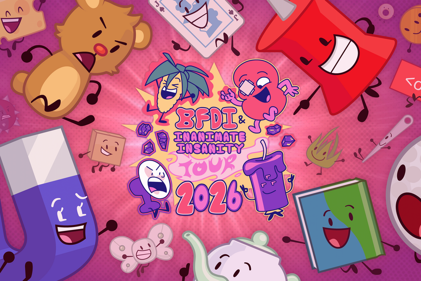BFDI & Inanimate Insanity 2026 Tour | Calendar | UNLV